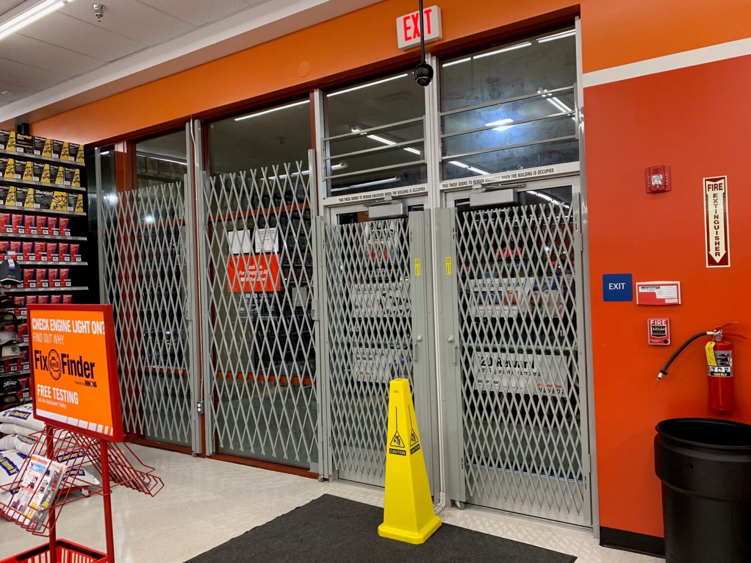 Retail Window and Door Security Gates - Xpanda Security Products